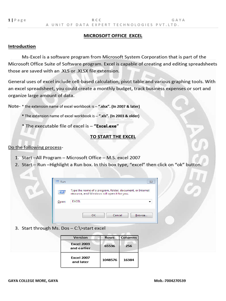 2. EXCEL 2007 | PDF | Microsoft Excel | Trigonometric Functions