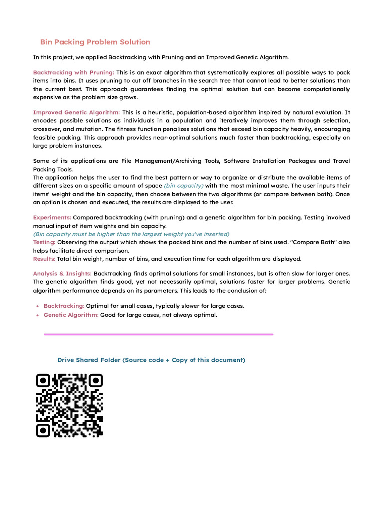 AI Documentation | PDF | Genetic Algorithm | Algorithms