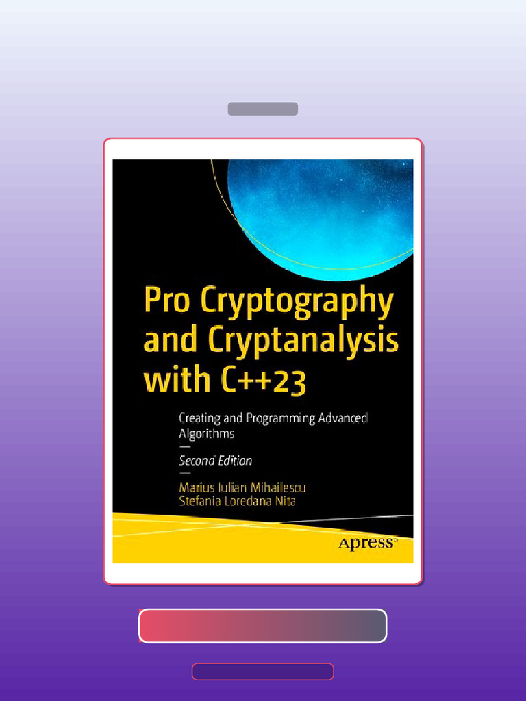 Test Bank for Pro Cryptography and Cryptanalysis With C23 Creating and ...