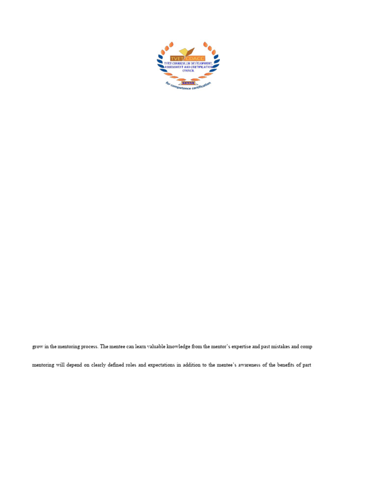 Horticulture Production Level 5 | PDF | Mentorship | Vocational Education