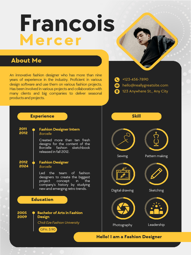 White & Brown Modern Fresh Graduate CV Resume (6) | PDF