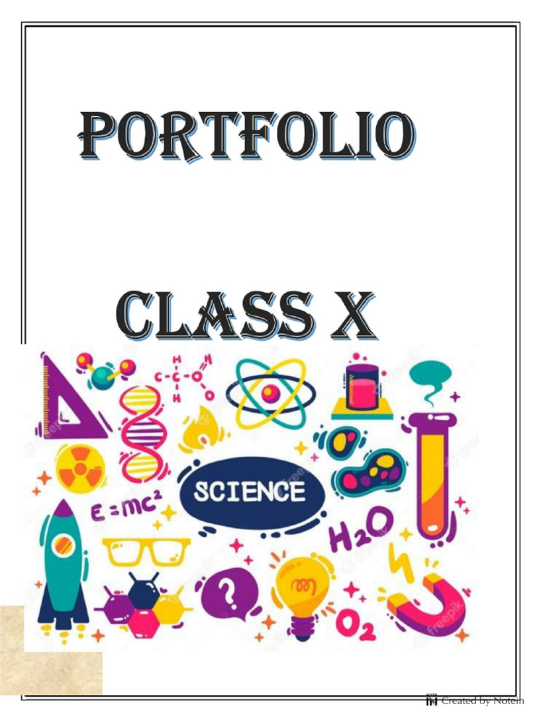 Portfolio For Class IX Science | PDF