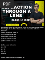 Lens Sign Conventions Explained | PDF | Optics | Light