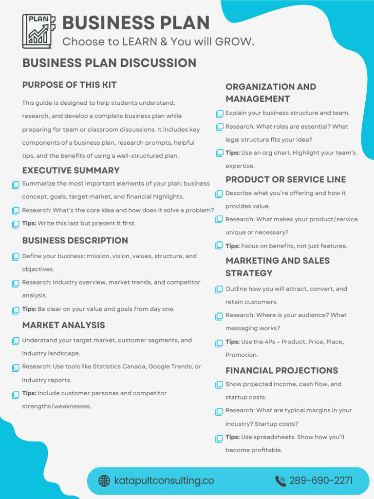 3-4 Business Plan Discussion Resources | PDF | Marketing | Business