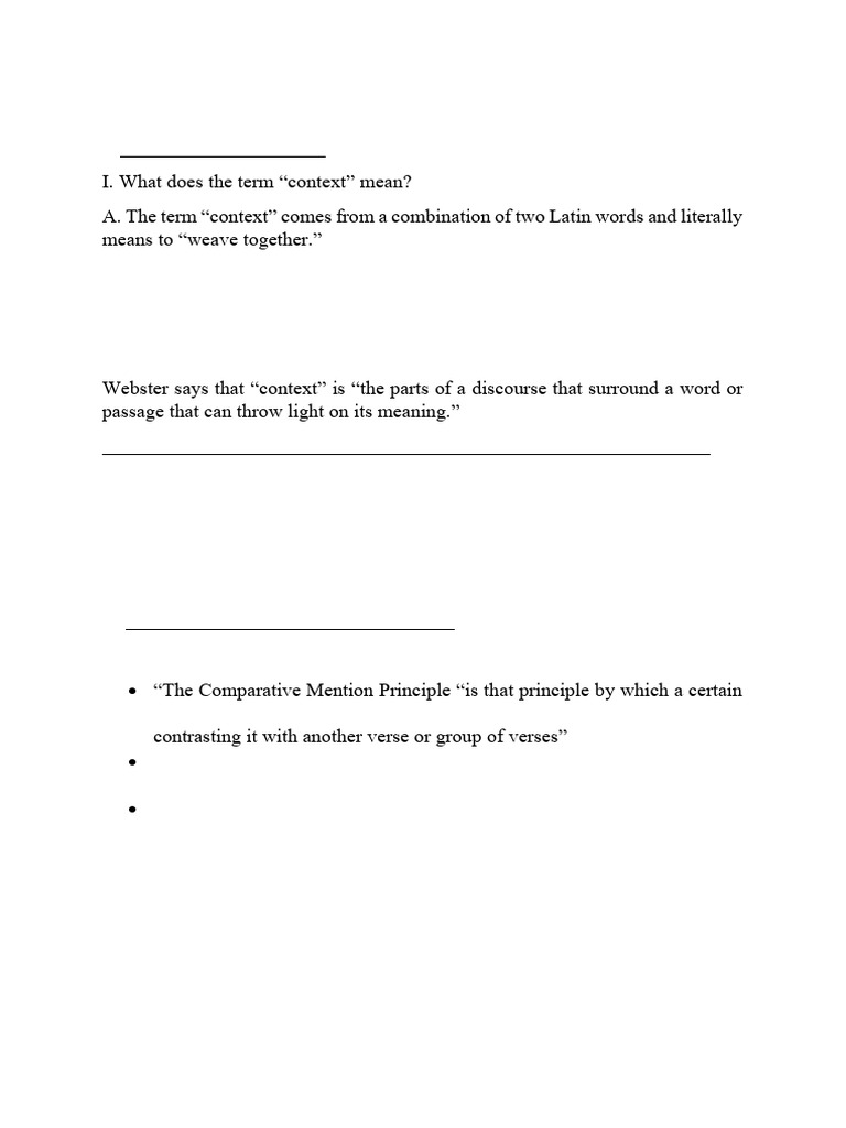 Biblical Interpretation Principles Explained | PDF | Covenant (Biblical ...