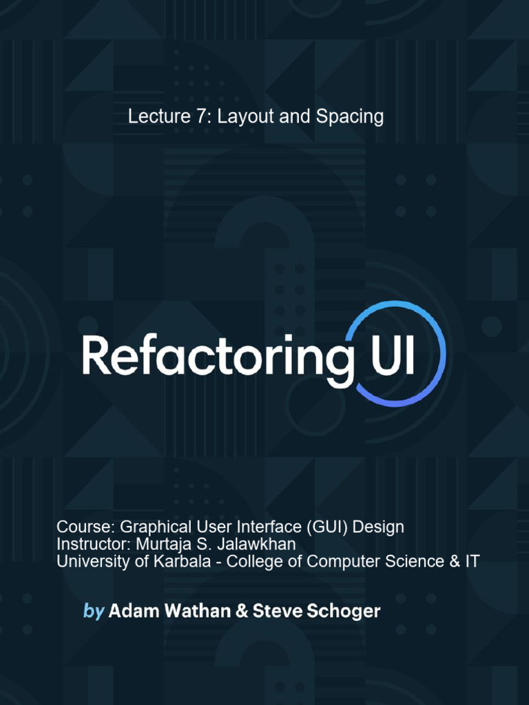 Effective Layout and Spacing in UI Design | PDF | User Interface | Page ...