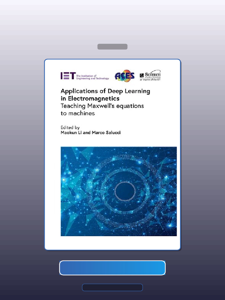 Test Bank for Applicatios of Deep Learning in Electromagnetics Teaching ...