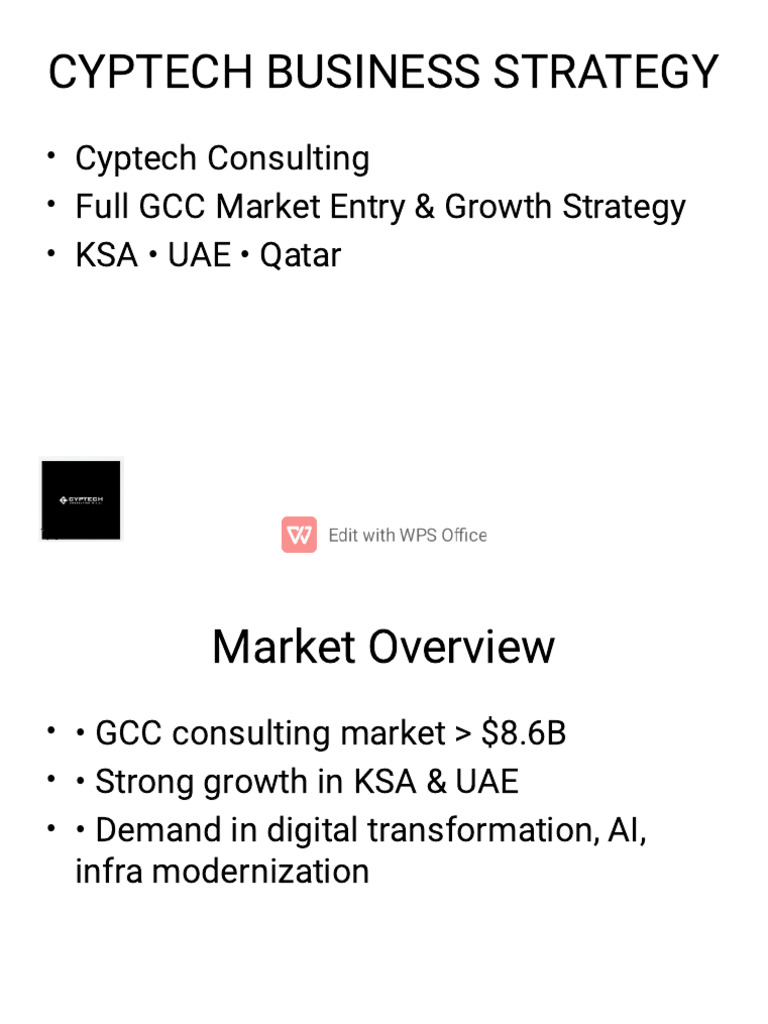 Cyptech GCC Market Entry Strategy | PDF | United Arab Emirates | Gulf ...