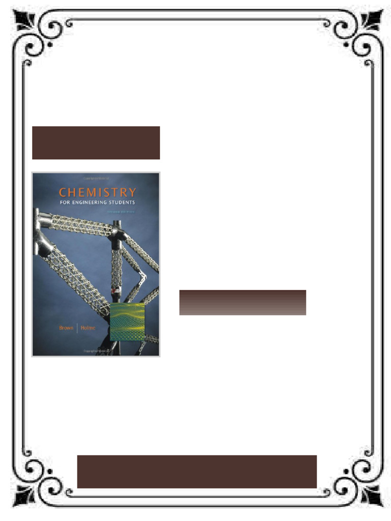 Chemistry for Engineering Students 2nd Edition Larry Brown ebook ...