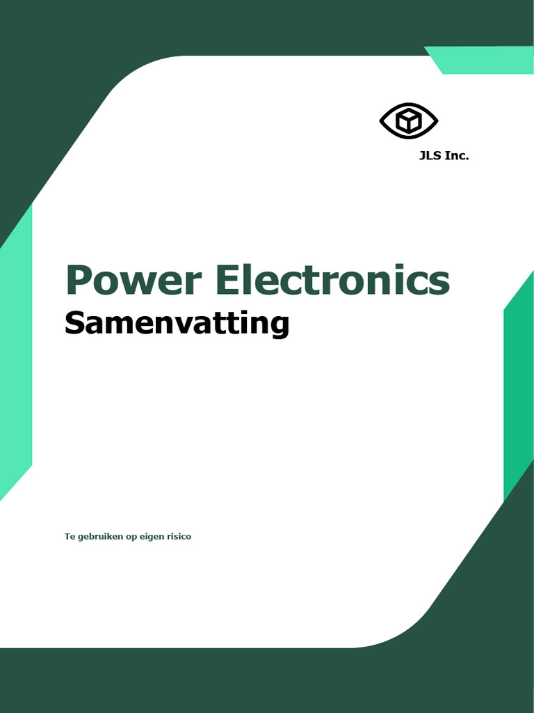 Power Electronics Mogelijke Examenvragen | PDF
