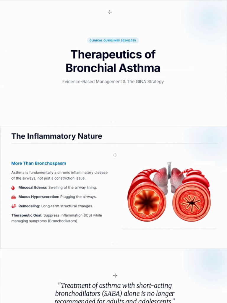 Therapeutics of bronchial asthma | PDF