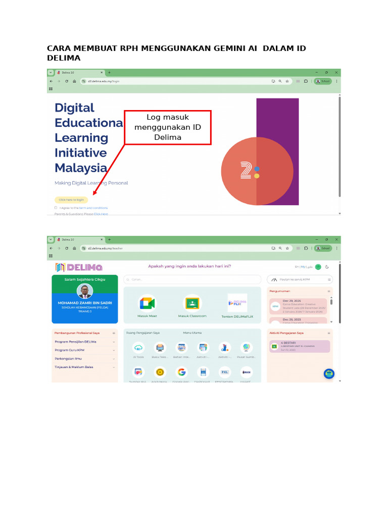 Penyediaan Rph Menggunakan Delima Gemini Ai | PDF