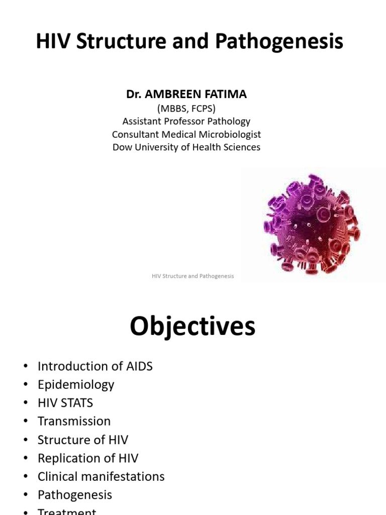 HIV Structure and Pathogenesis Overview | PDF | Hiv | Virus