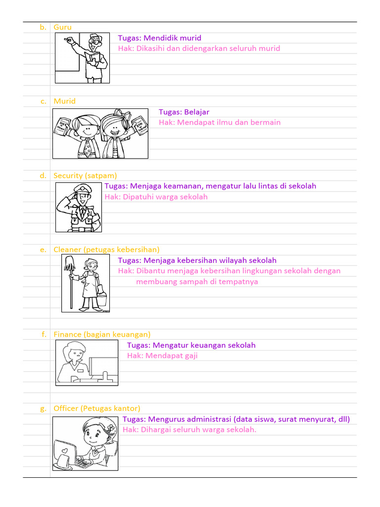 Catatan Warga Sekolah HLM 2 | PDF
