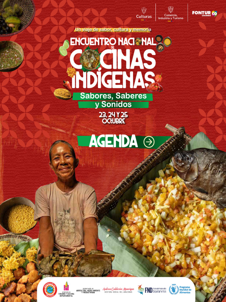 PROGRAMACIÓN ENCUENTRO NACIONAL DE COCINAS INDÍGENAS 2025 | PDF