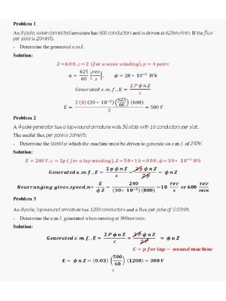 Machines Problems | PDF
