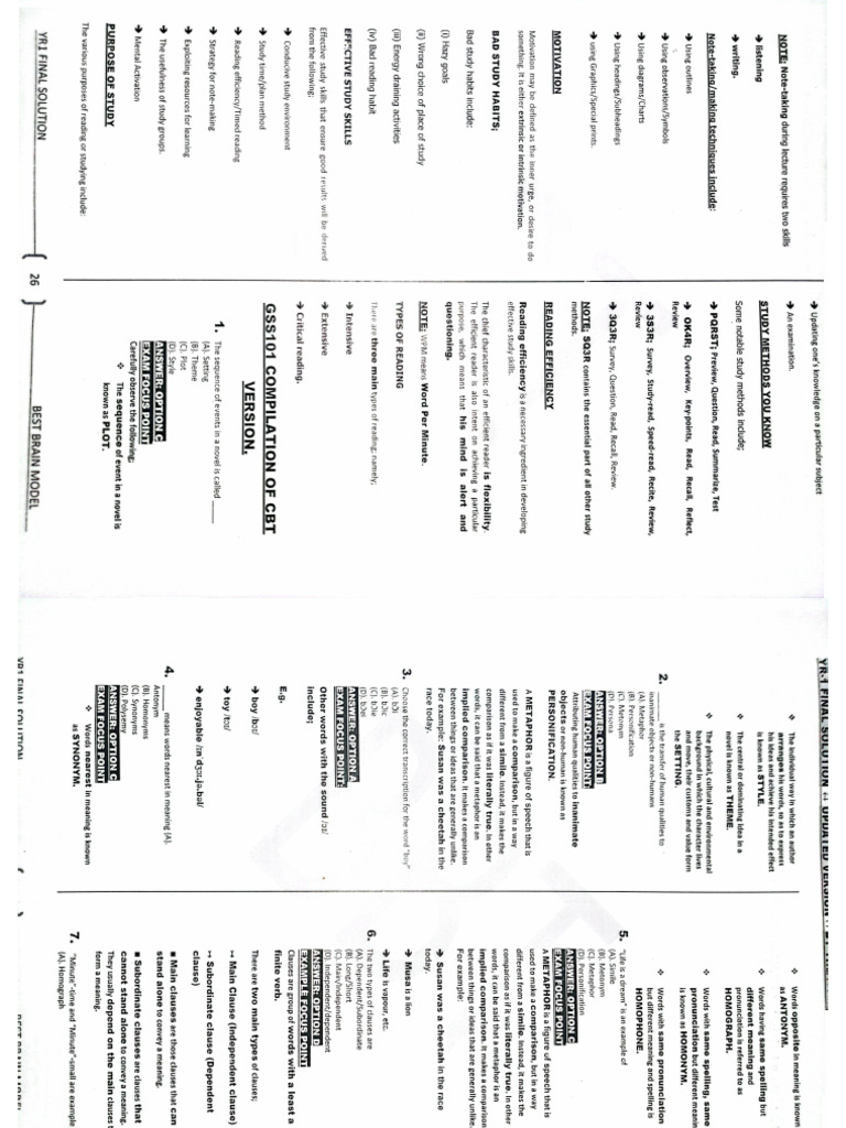 GST 101 | PDF