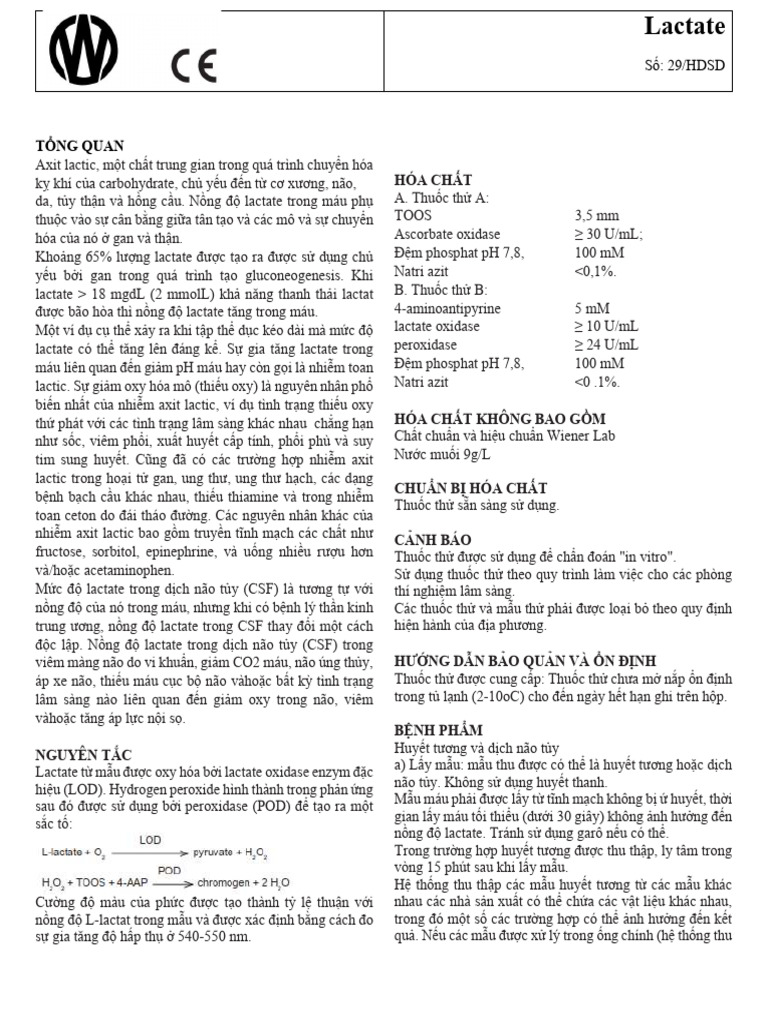 29. Lactate | PDF