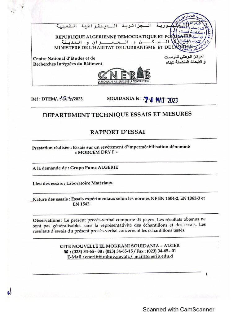 17797 Rapport Cnerib Morcem Dry f 2023 | PDF