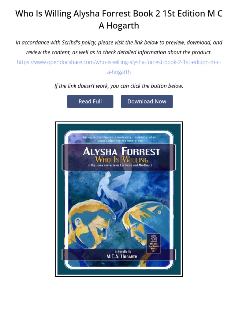 Who Is Willing Alysha Forrest Book 2 1st Edition M C A Hogarth | PDF