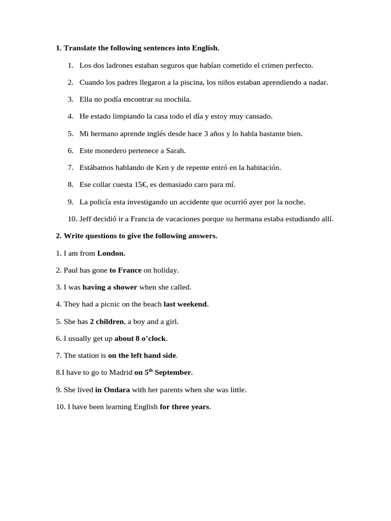 More Exam Exer | PDF