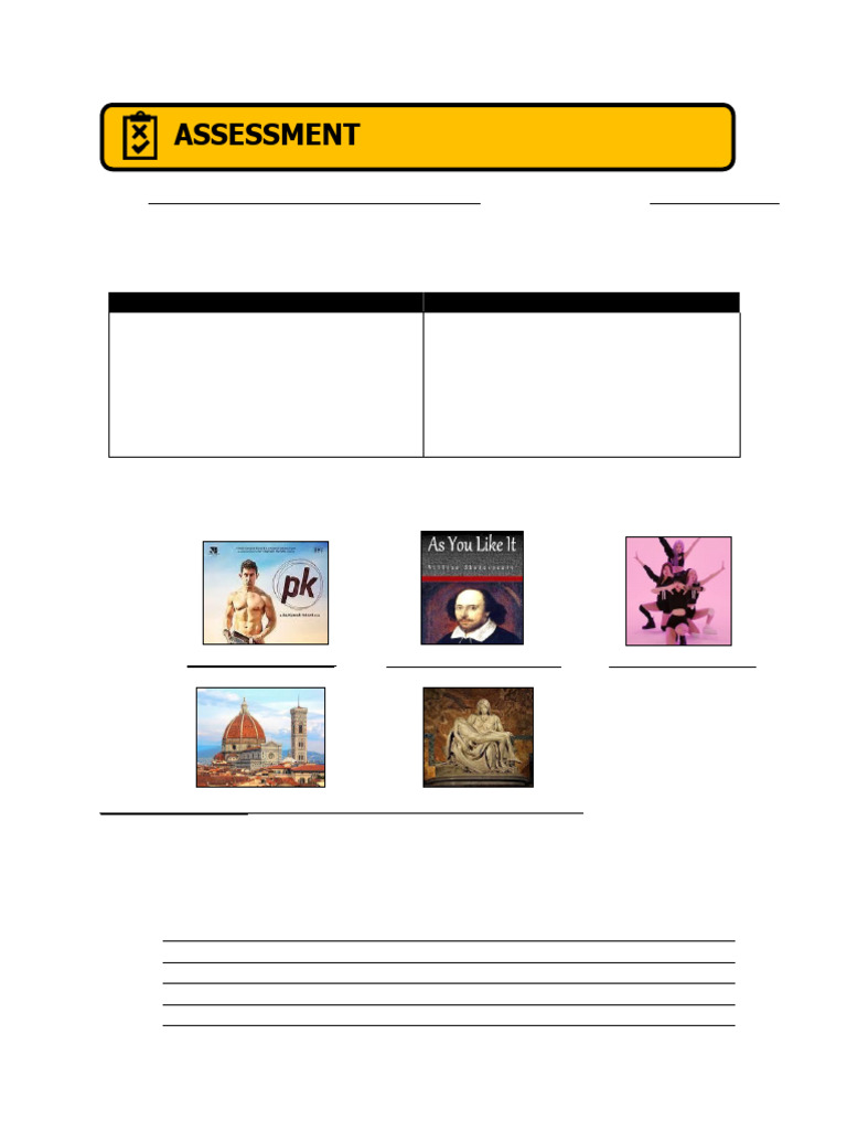 GE 6 Art Appreciation Module 2 Assesment | PDF