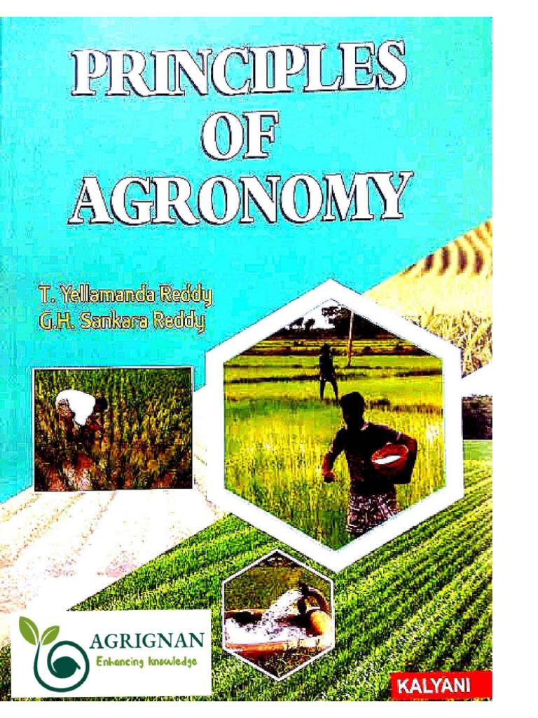 Principles of Agronomy_reddyand Reddy | PDF