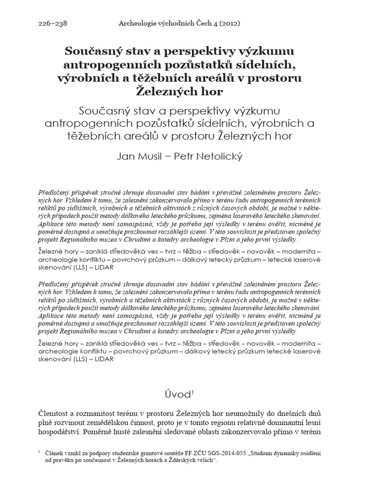 Musil - Netolický - 2014 Současný Stav a Perspektivy AVC | PDF