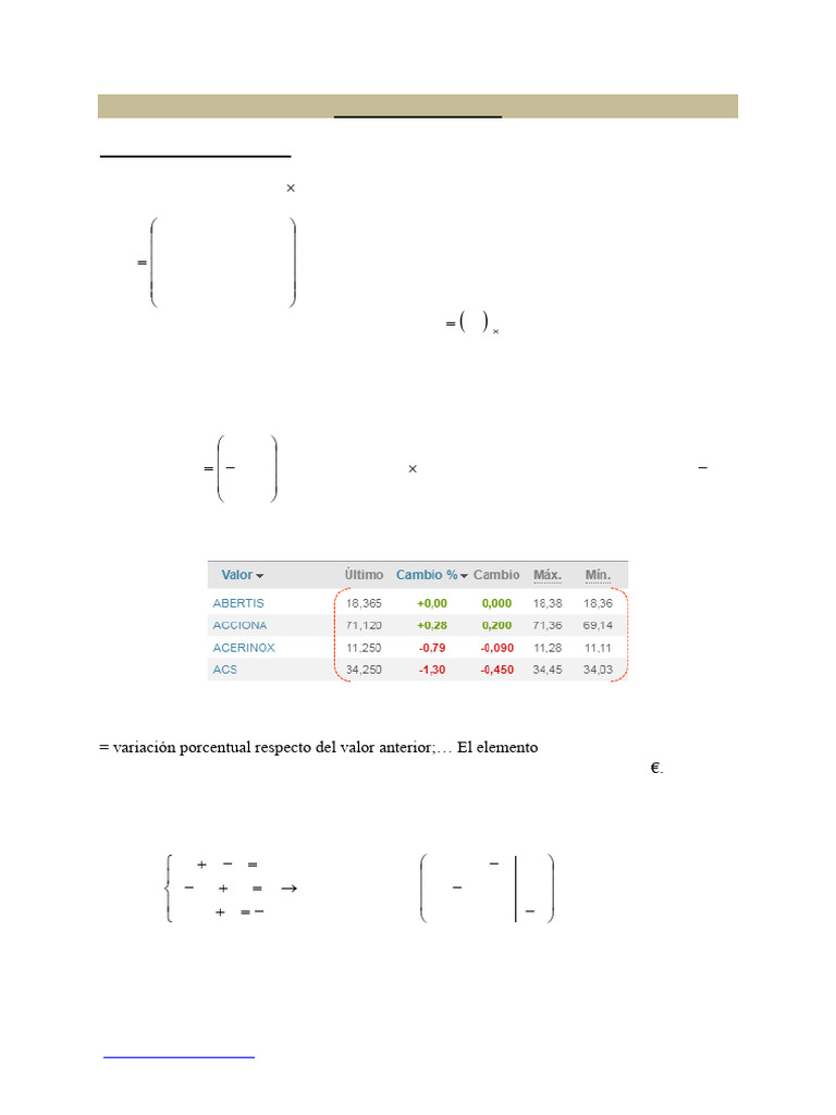 Teor¡a | PDF | Matriz (Matemáticas) | Ecuaciones