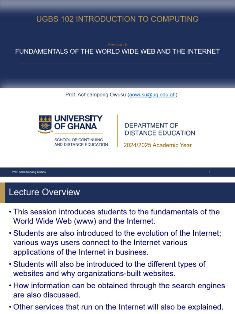 Introduction to Web and Internet Basics | PDF | World Wide Web ...