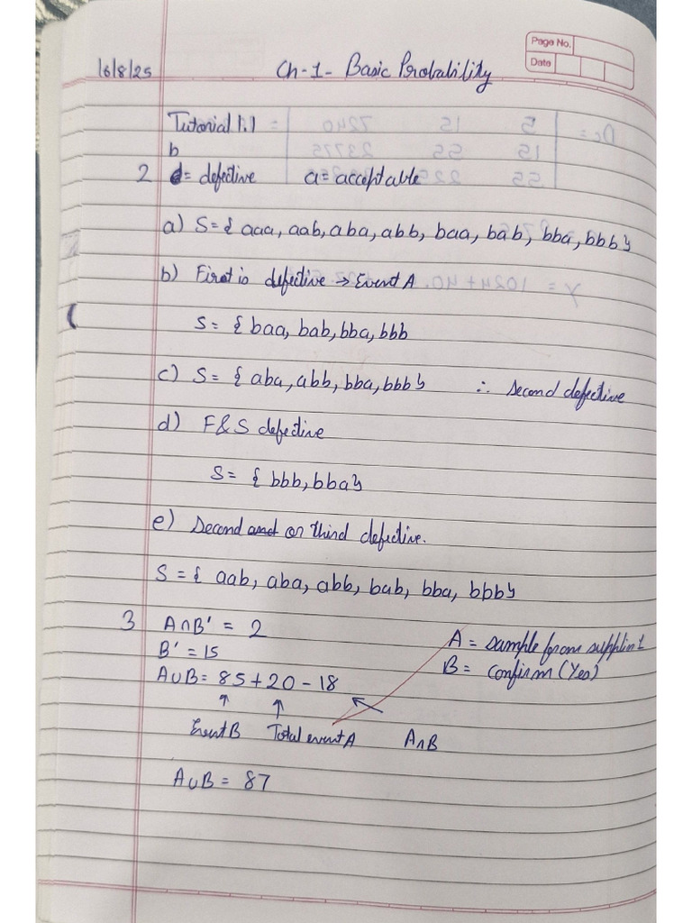 Maths Tutorial Ch1,2 | PDF