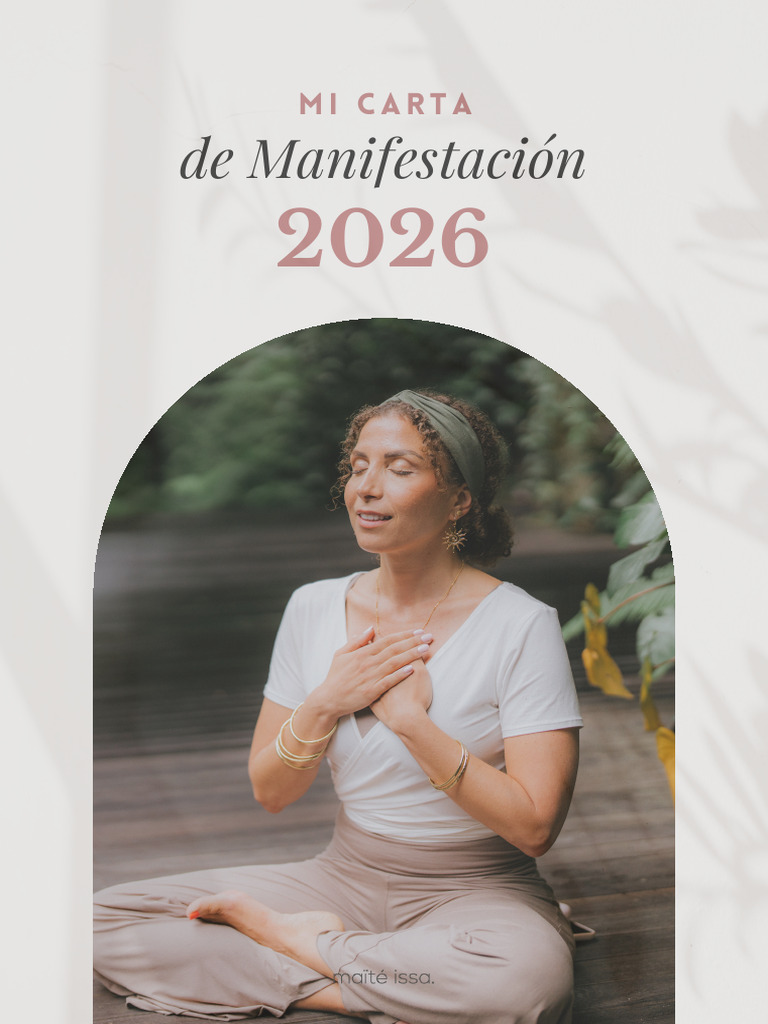 Carta de Manifestación 2026 2 | PDF