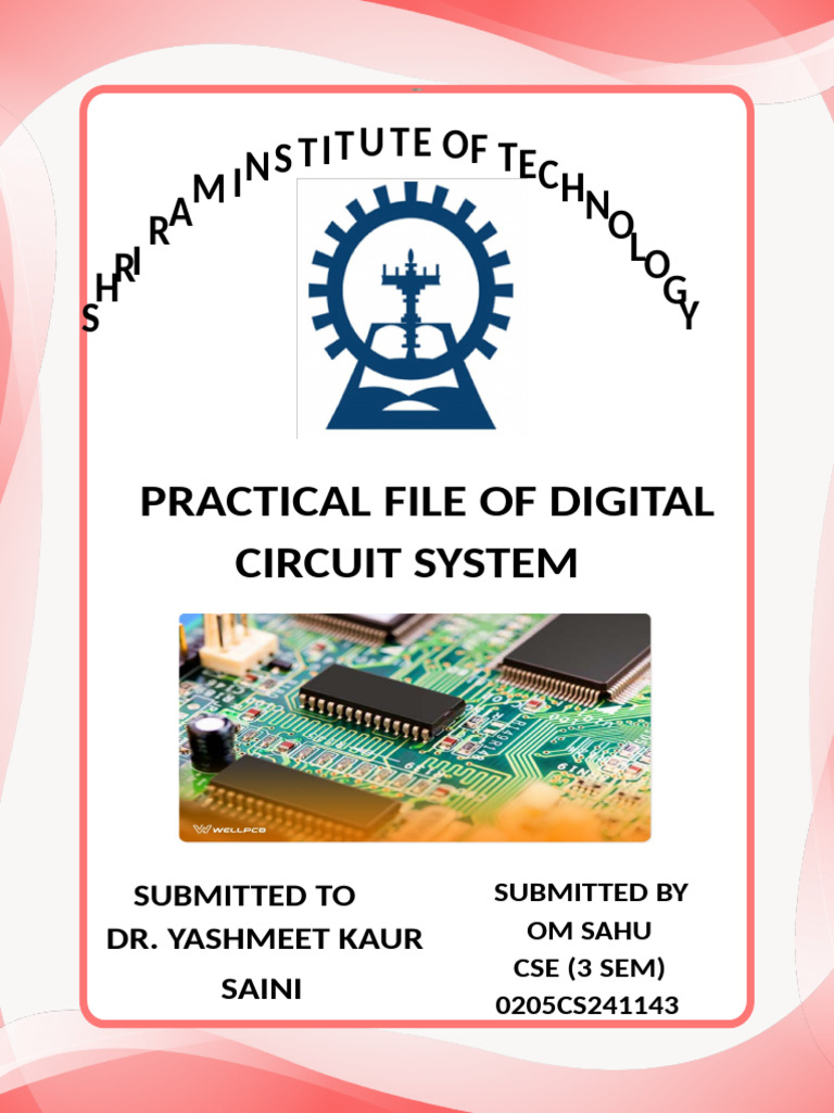 Digital Circuit System Practical File | PDF