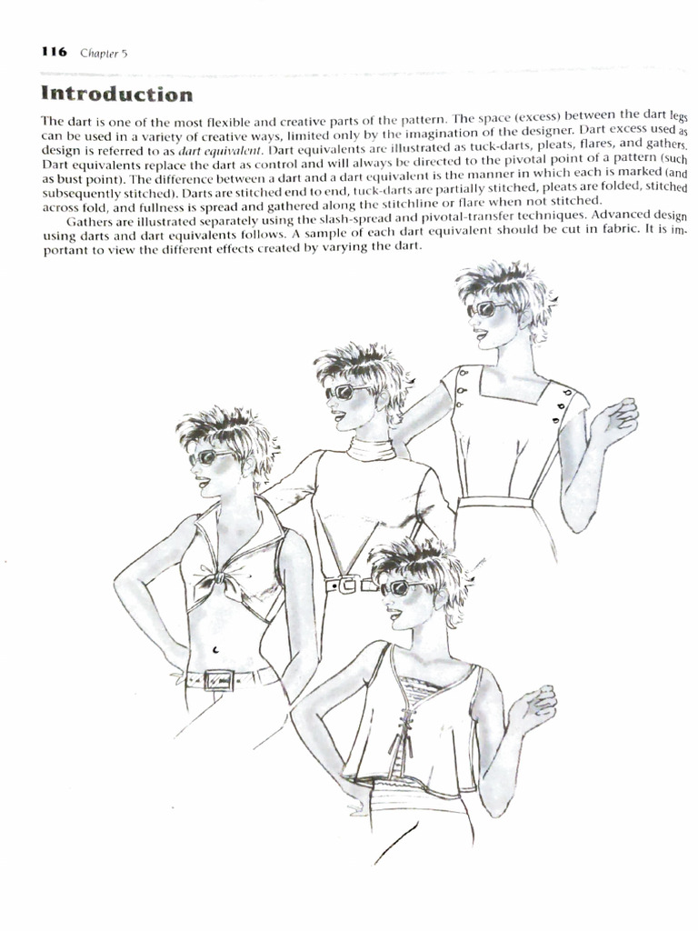 Principle 1 - Dart Manipulation Continued (Designing With Darts) | PDF ...