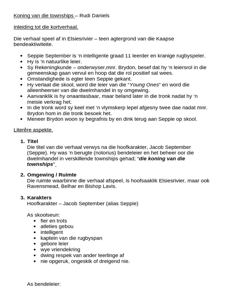 Koning van die townships | PDF