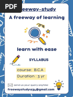 CSJMU BCA Syllabus Overview 2025-26 | PDF | Databases | Computer ...