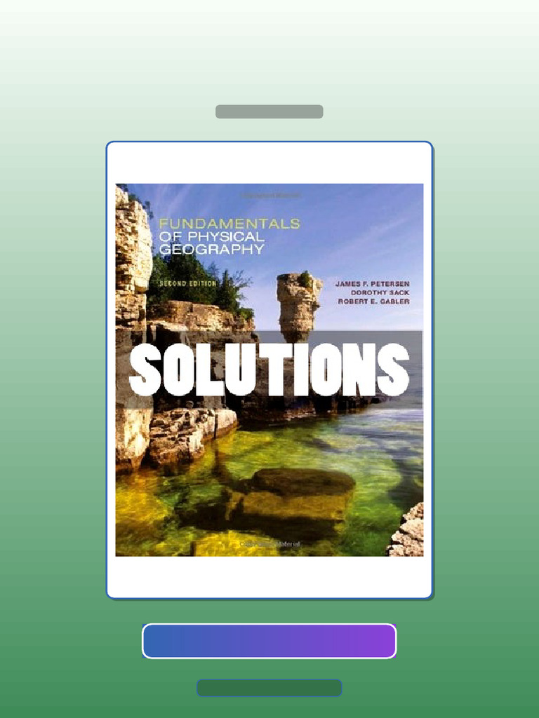 Test Bank for Fundamentals of Physical Geography 2 Ed Petersen | PDF ...