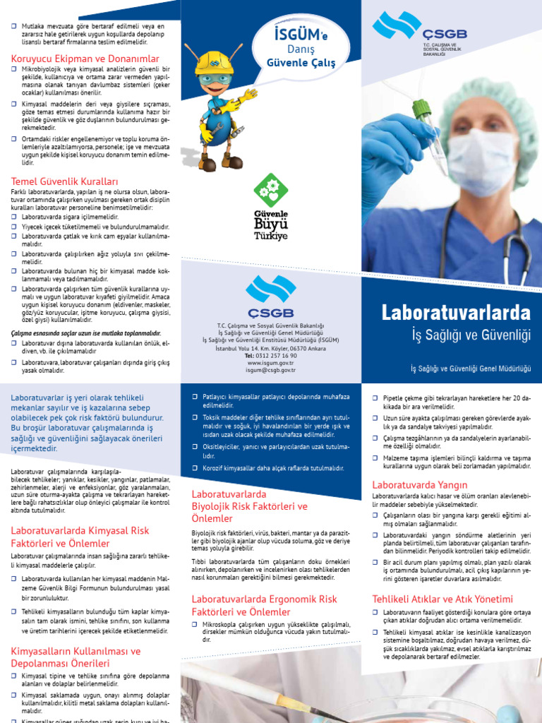 Laboratuvarlarda İSG | PDF