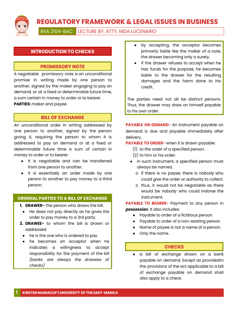 Bouncing Checks Law.docx | PDF | Negotiable Instrument | Cheque