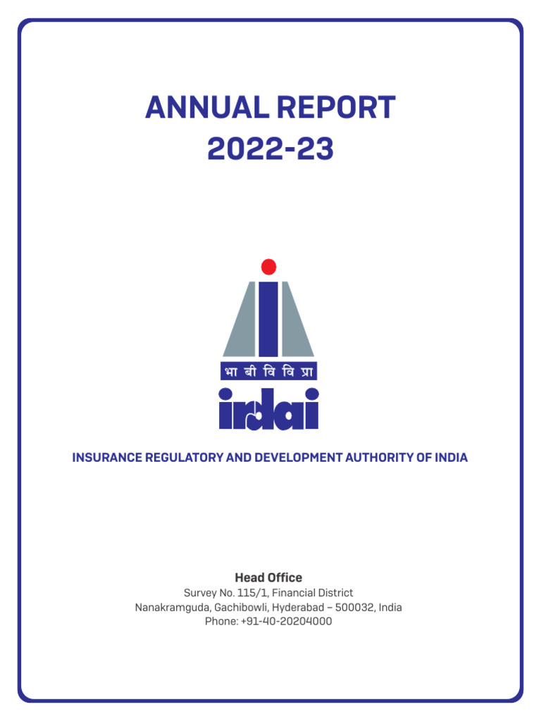 IRDAI Annual Report | PDF