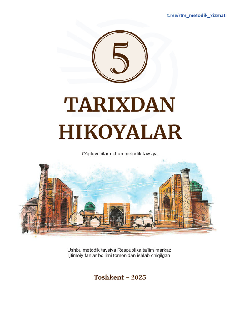 5-Sinf Tarixdan Hikoyalar | PDF