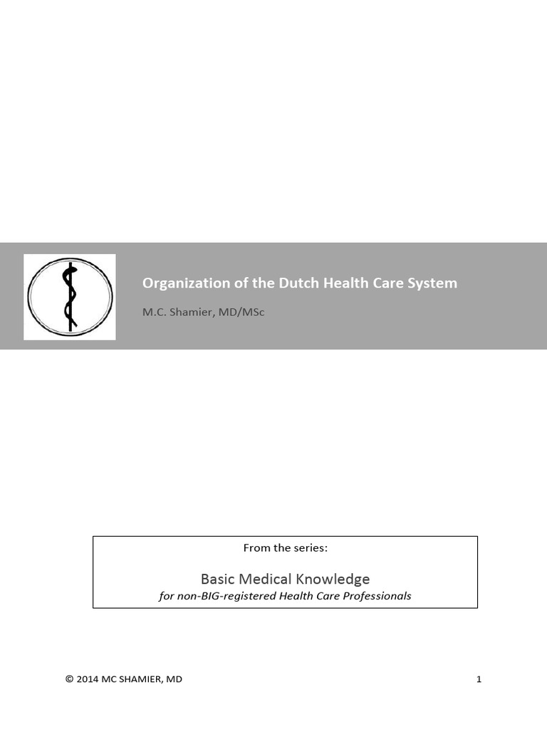 Overview of Dutch Health Care System | PDF | General Practitioner ...