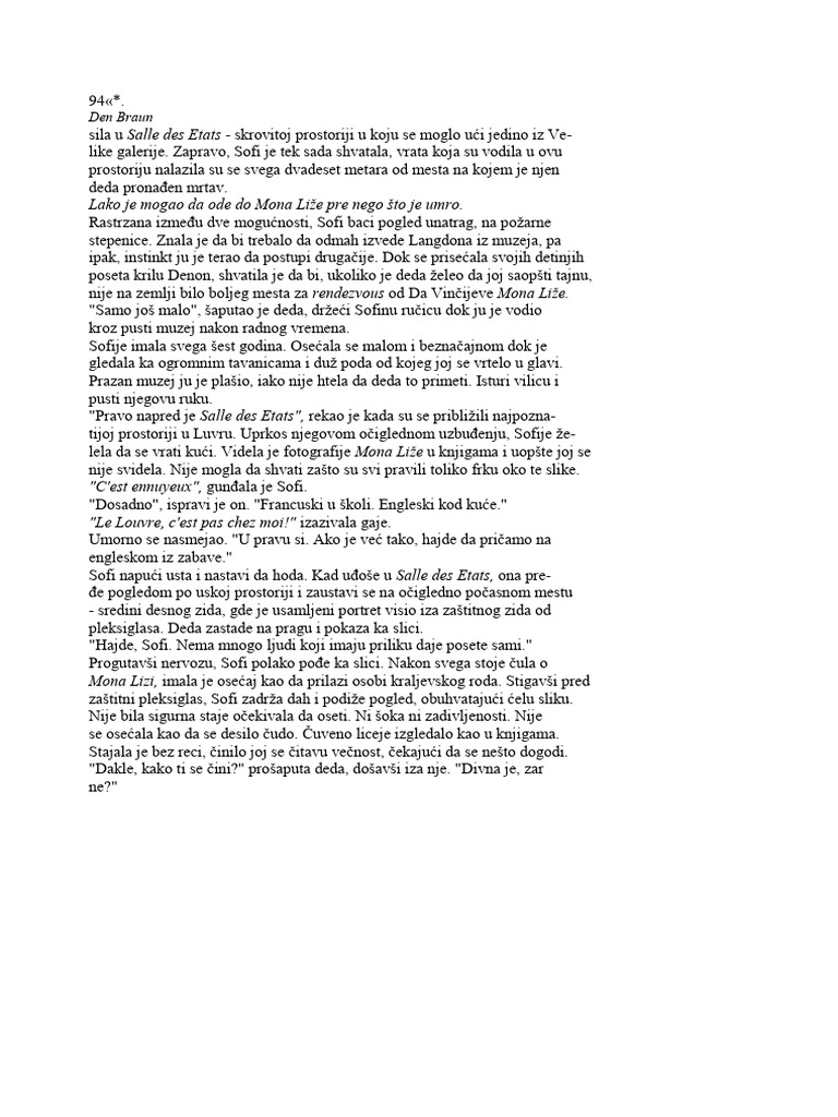Den Braun - Davincijev Kod 2 | PDF