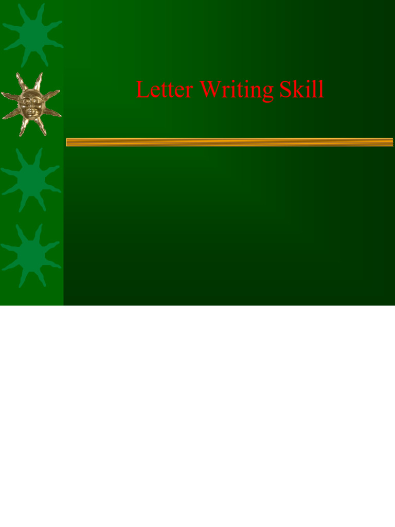 Guide to Writing Informal Letters | PDF