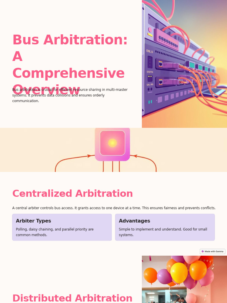 Bus Arbitration: Centralized vs. Distributed | PDF | Scalability ...