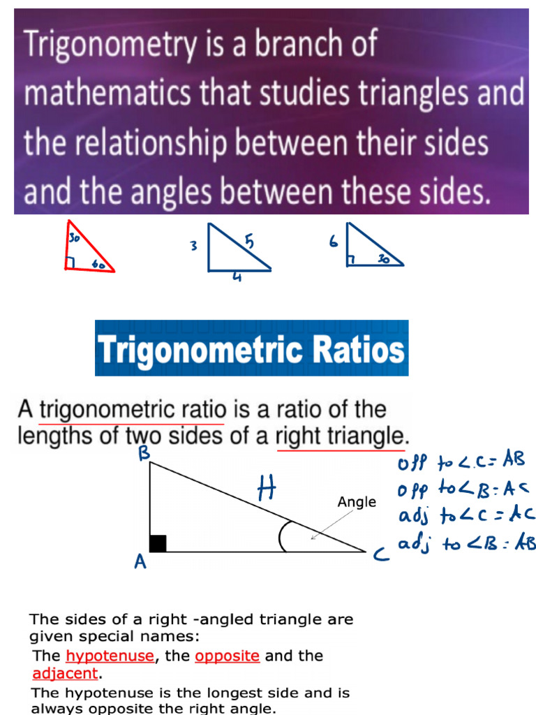 (8-2)+Trigonometric+Ratios-March+10 | PDF