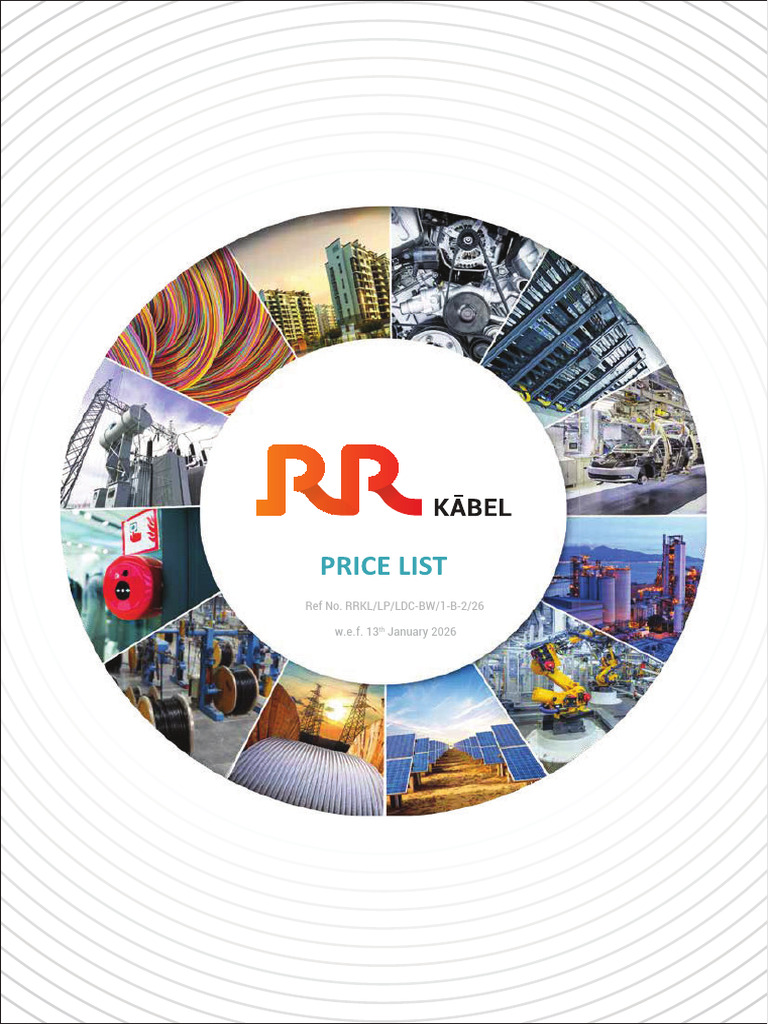 RR Kabel Limited Price List 2023 | PDF