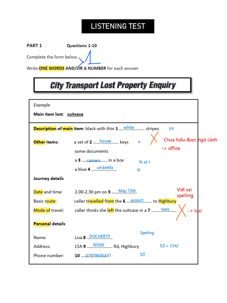 Unit 13 - PRINTABLE LISTENING | PDF