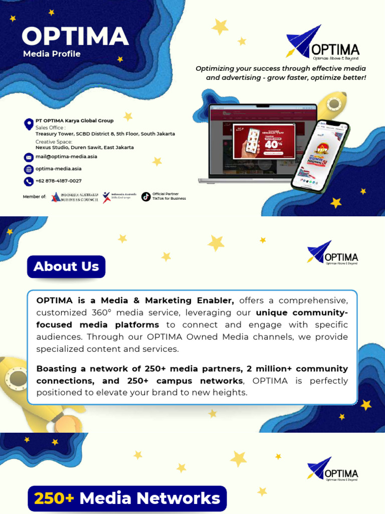 OPTIMA Media Advertising - Profile | PDF | Advertising | Brand