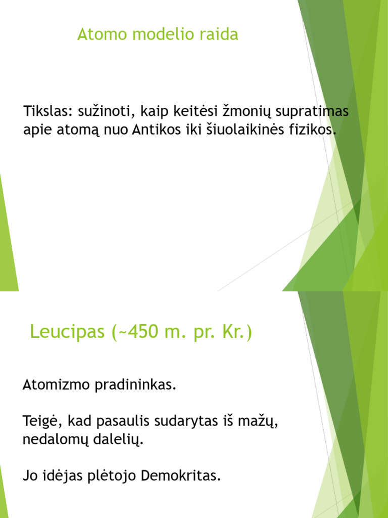 8#2 Atomo Modelio Raida Ir Sandara | PDF